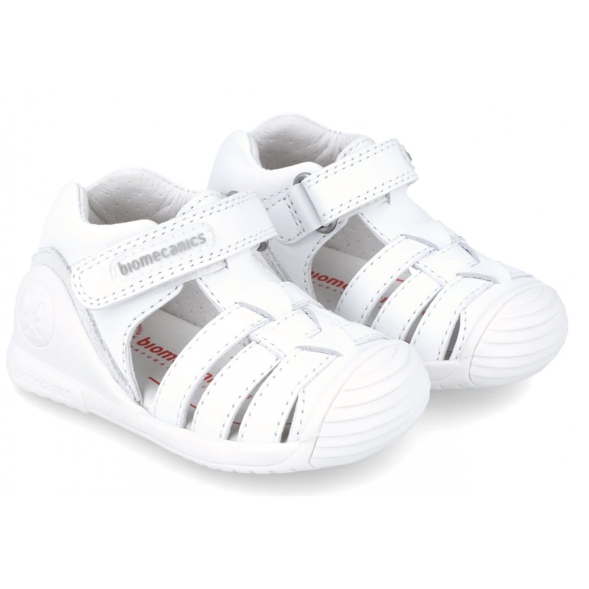 Sandale Biomecanics 232145-F Blanco Copii, Piele Naturala, Alb, Biomecanics