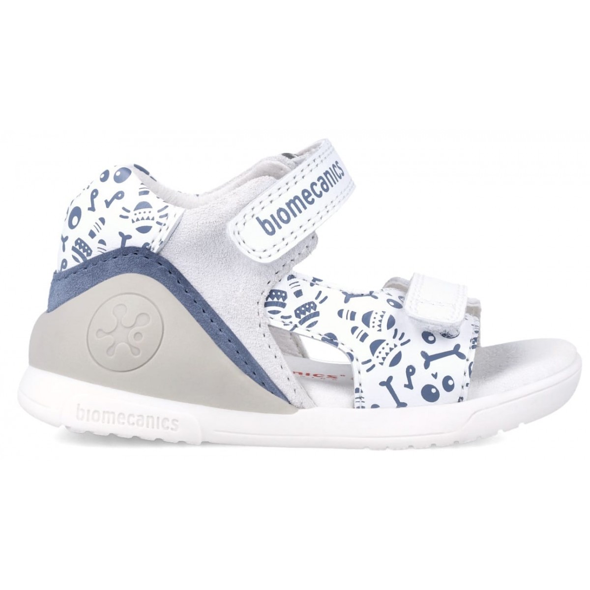 Sandale Biomecanics 242147-B Blanco Copii, Piele Naturala, Alb, Biomecanics