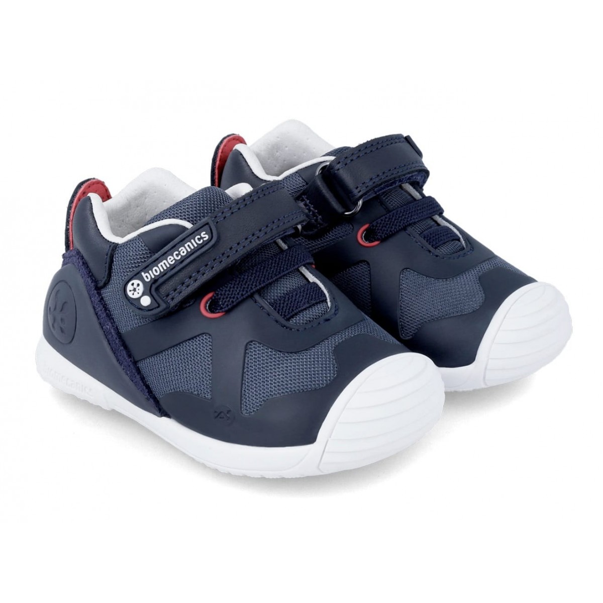 Sneakers Biomecanics 221003-A Rejilla Azul Marino Copii, Piele Naturala ...