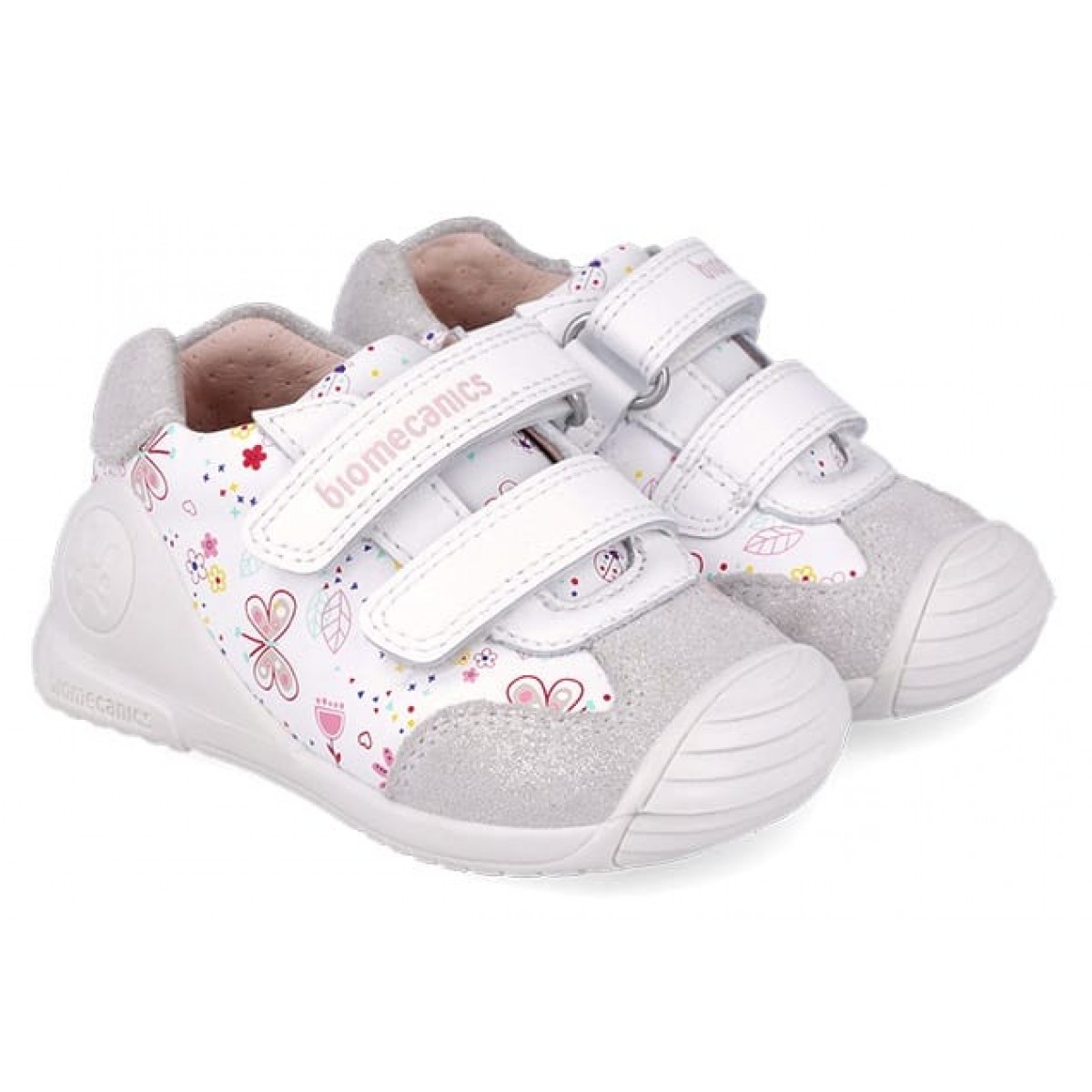 Sneakers Biomecanics 252100-B050 Sauvage Blanco Copii, Piele naturala ...