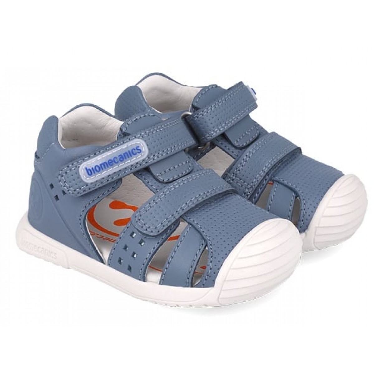 Sandale Biomecanics 252124-A631 Sauvage Indigo. Copii, Piele Naturala ...