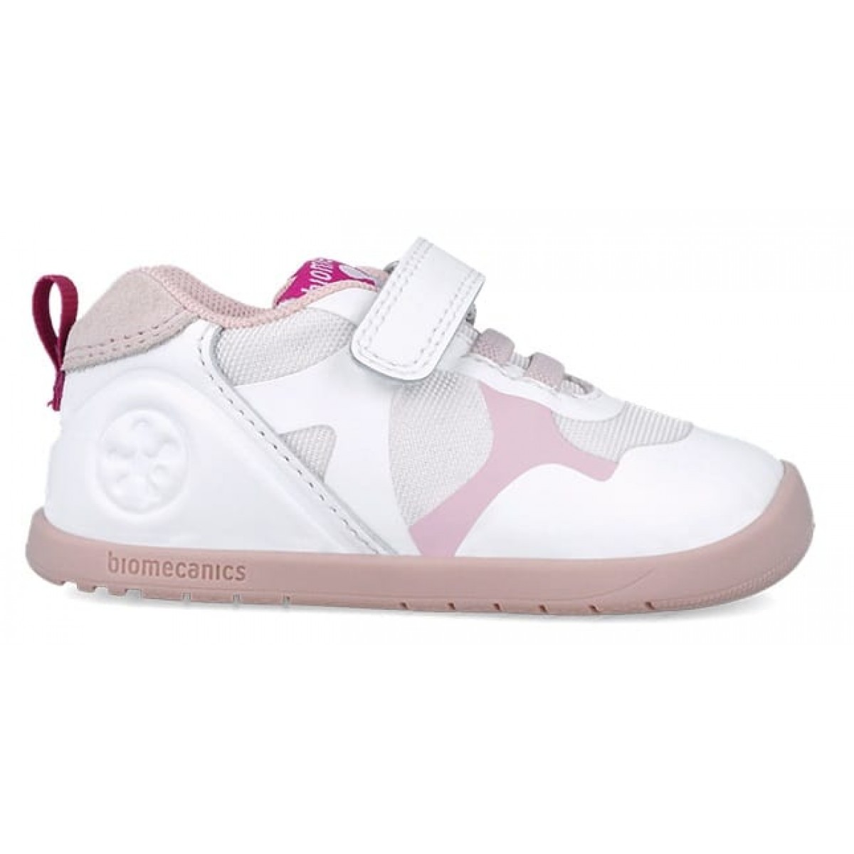 Sneakers Biomecanics 252163-D113 Rejilla Blanco Y Rosa Copii, Piele ...