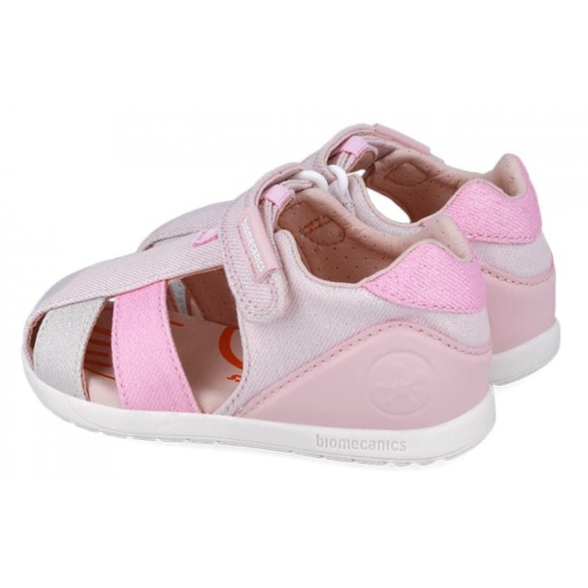 Sandale Biomecanics 252192-B032 Lurex Rosa. Copii, Piele Naturala, Roz ...