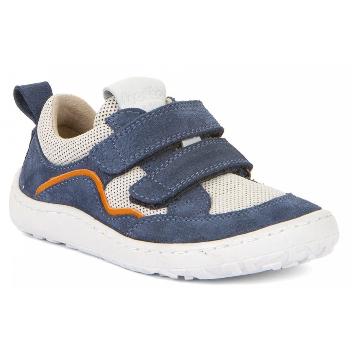 Pantofi Froddo Barefoot Base G3130246-11 Denim, Copii, Piele Naturala ...