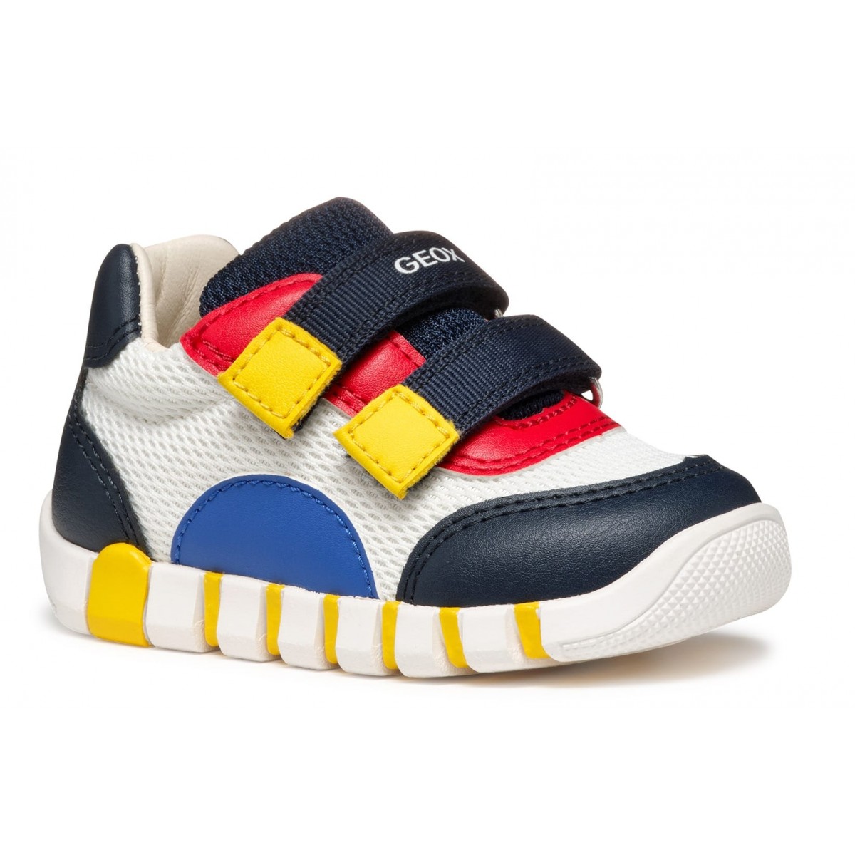 Sneakers Geox B Iupidoo B C Mesh Geobuck B3555C 01454 C0899 White Navy ...