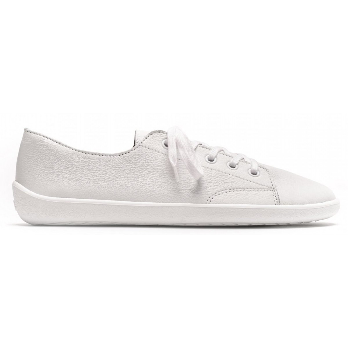 Sneakers Barefoot Be Lenka Prime White, Copii, Piele Naturala, Alb, Be ...