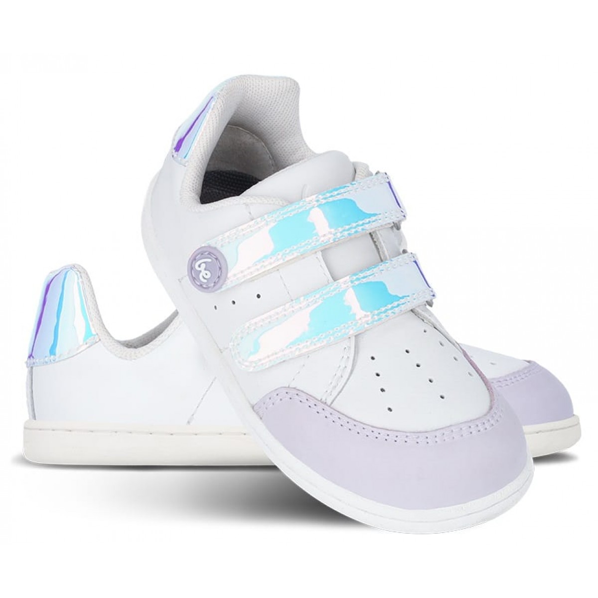 Sneakers barefoot Be Lenka Energise Preschool White Iridescent, Copii ...